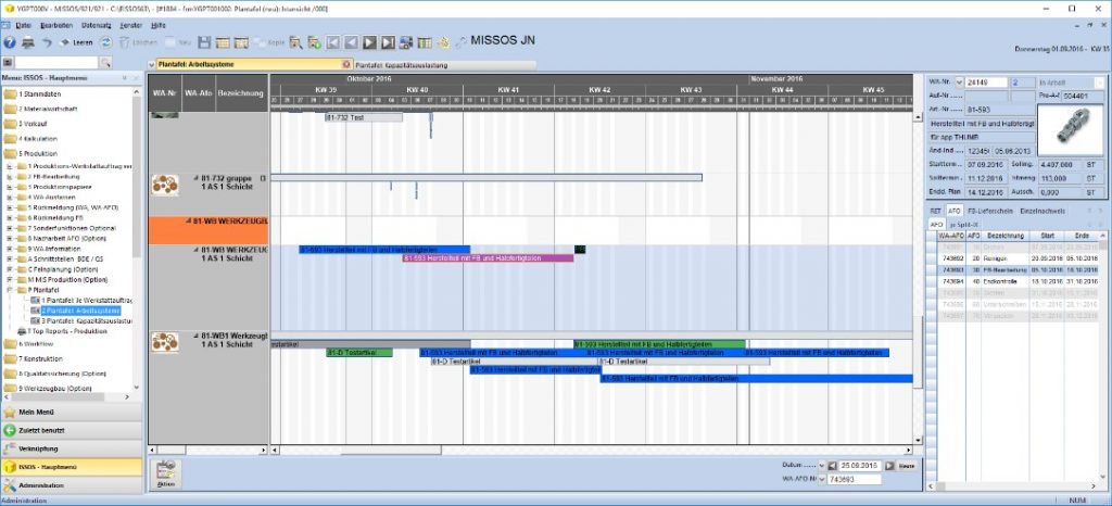 APS delta » Neues Modul ISSOS VSP (Visuelle Steuerung der Produktion)